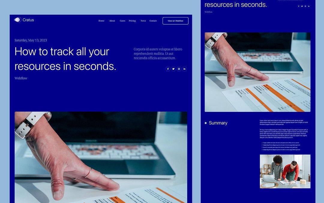 Cratus - Creative HTML5 Responsive Website Template